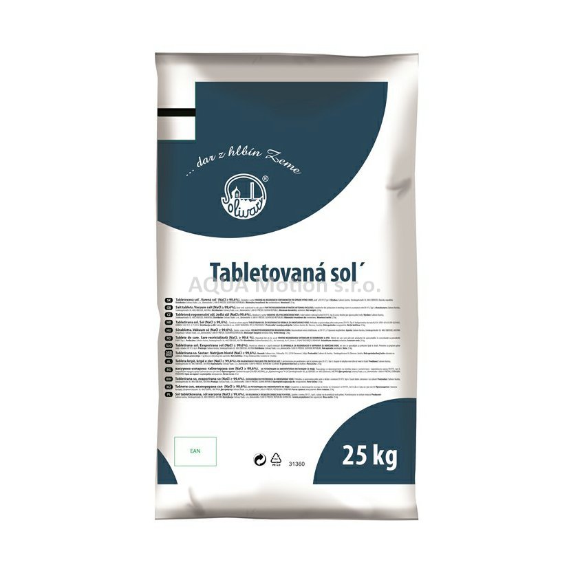 Tabletovaná sůl do změkčovače vody | Filtrace vody, filtry na vodu